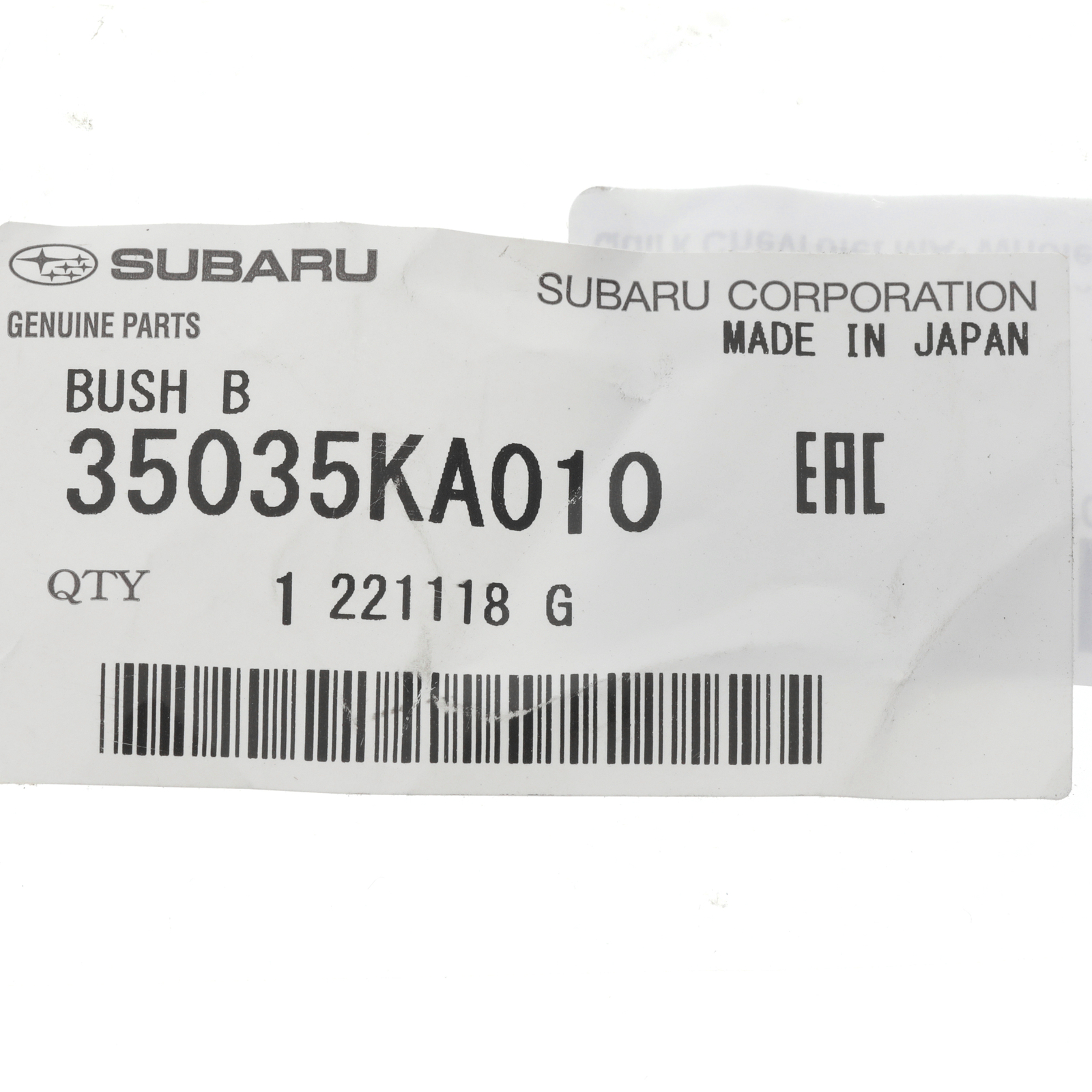 Genuine Subaru Bushing 35035KA010 for sale online | eBay