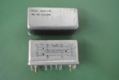 SIGMA INSTRUMENTS RELAY 6HX4C-25000S-SIL 4 POLE DT 25KILOHMS RARE ...