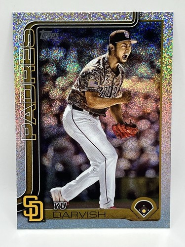 2025 Topps Series 1 Yu Darvish Sand Glitter Parallel Padres #323 | eBay