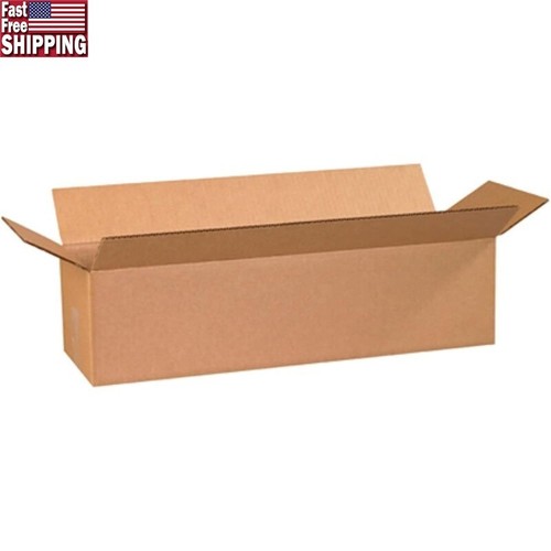 Heavy Duty Long Shipping Boxes 24x8x6 Moving Packaging Storage Pack of ...