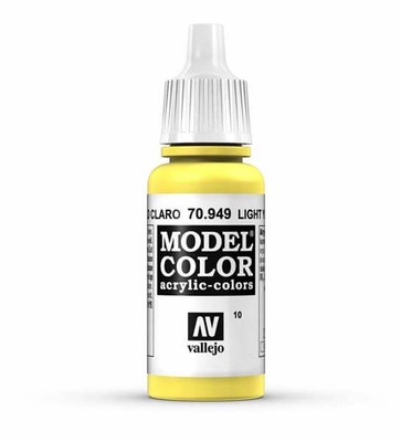 Vallejo Light Yellow Model Color 17ml Acrylic Paint 70.949 | eBay