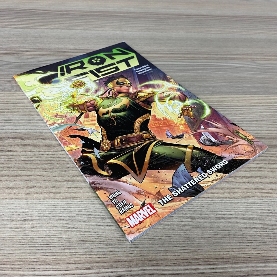 IRON FIST THE SHATTERED SWORD MARVEL COMICS SOFTBACK GRAPHIC NOVEL BOOK ...