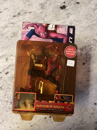 Spider-Man 2 Shoot&Slide w Magnetic Projectile Launcher&Zipline Figure ...