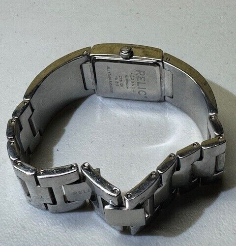 Stainless steel square face unisex Relic by Fossil watch - Decent ...