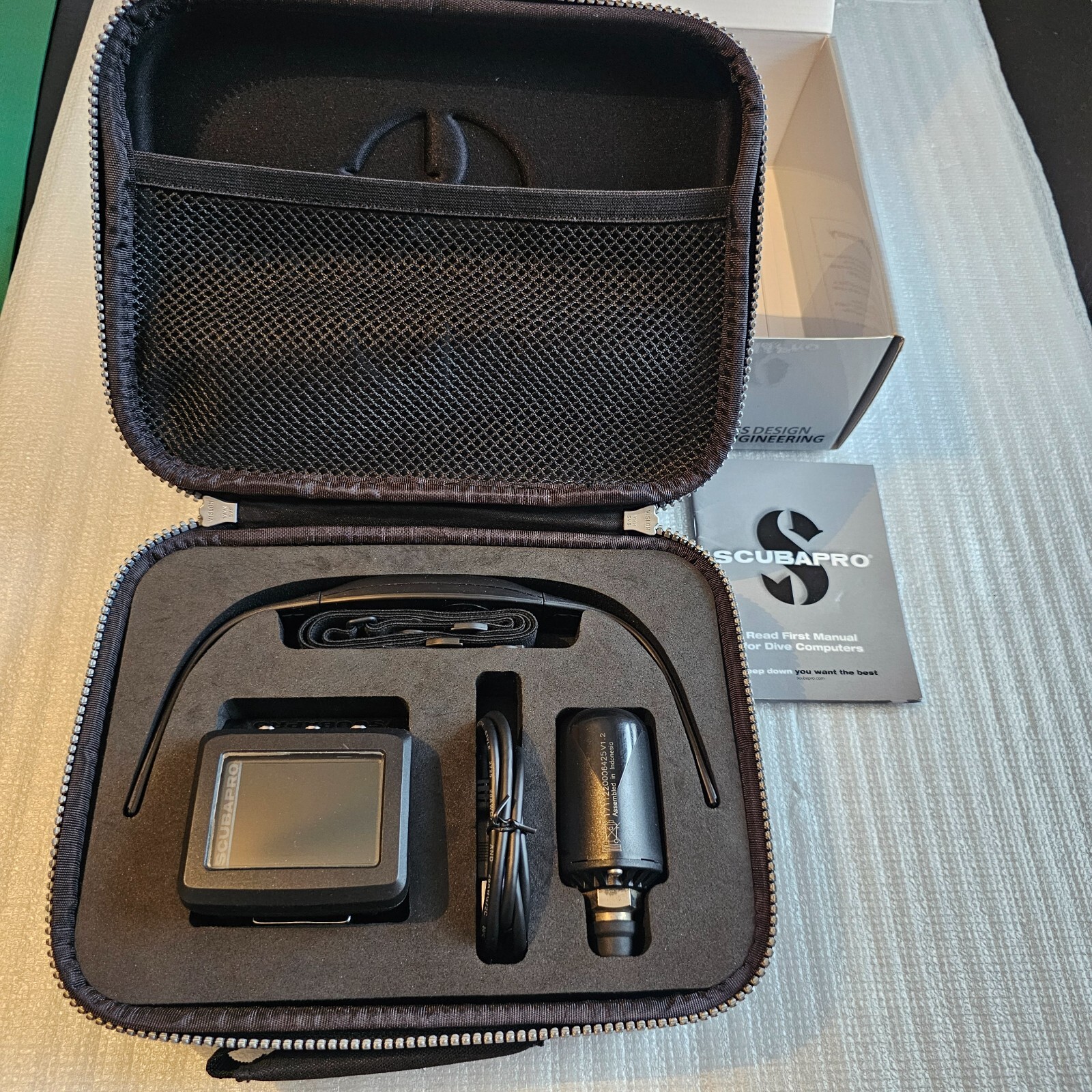 Scubapro G2 Dive Computer w/Transmitter / Heart Rate Belt in Case | eBay