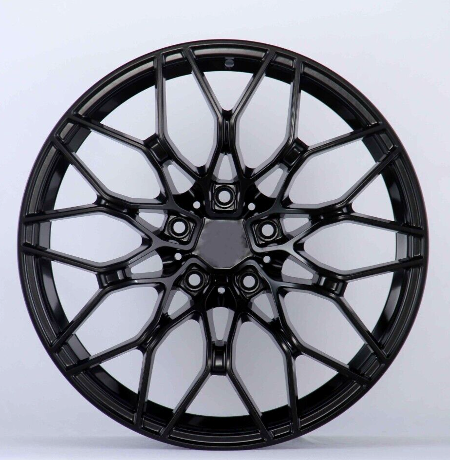 18" Gloss Black M Style Wheels For BMW 323 325 328 Z4 18x8 5x120 Set of ...