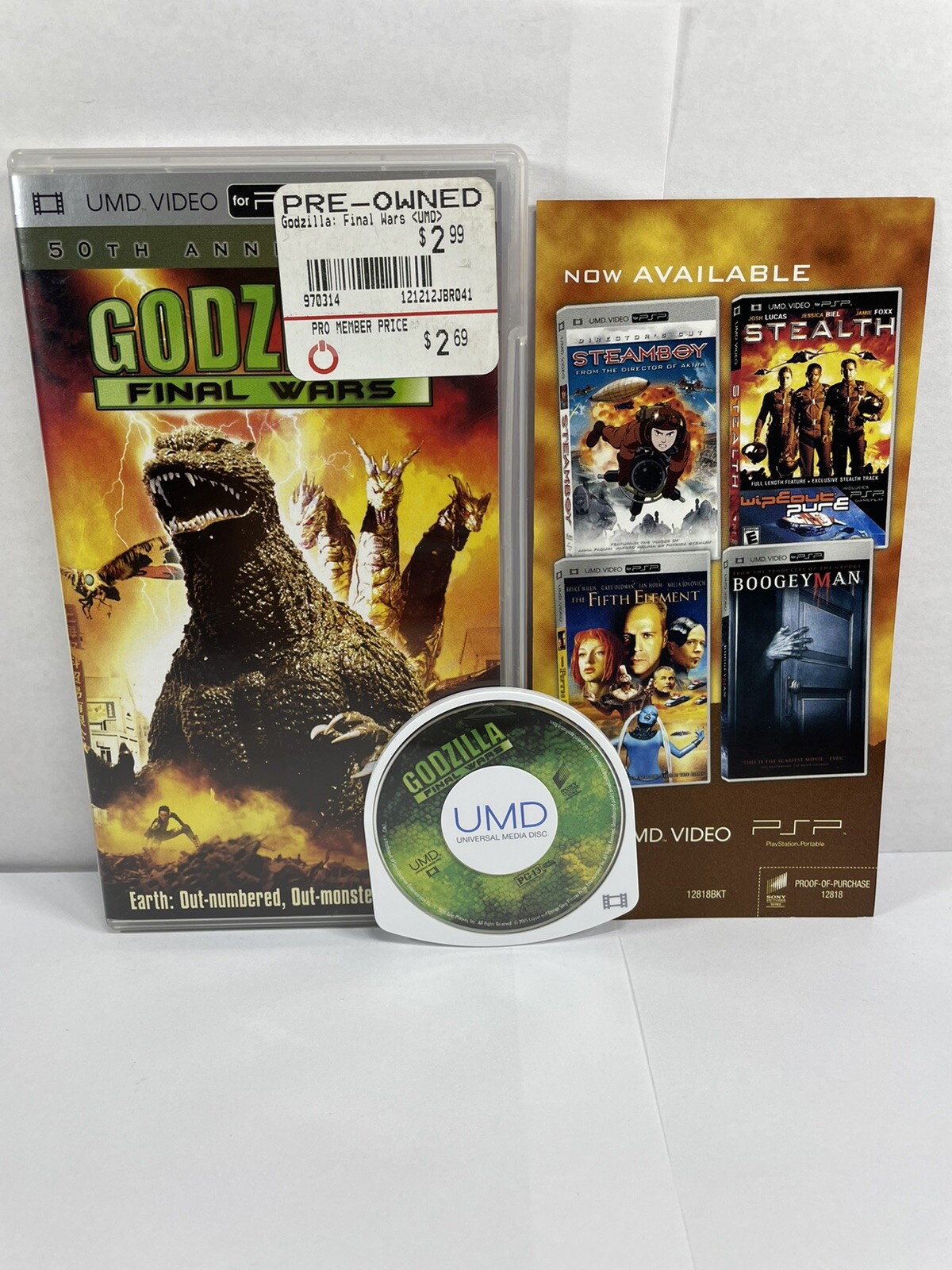 Godzilla: The Final Wars (Sony PSP UMD, 2005) TESTED! 43396128187 | eBay