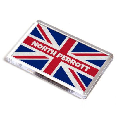 FRIDGE MAGNET - North Perrott - Union Jack Flag | eBay UK