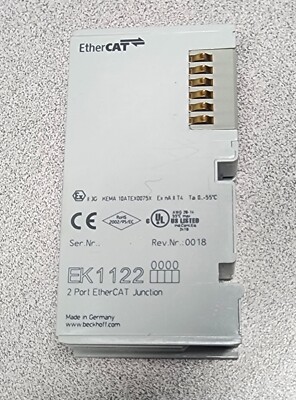 Beckhoff EK1122 | 2-port EtherCAT junction - SHIPS FREE!!! | eBay
