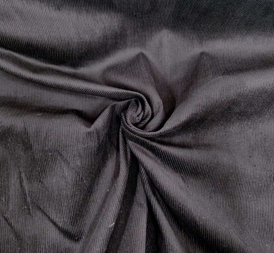 Corduroy Fabric Plain Cotton Cord Dressmaking Dungaree Skirt Material ...