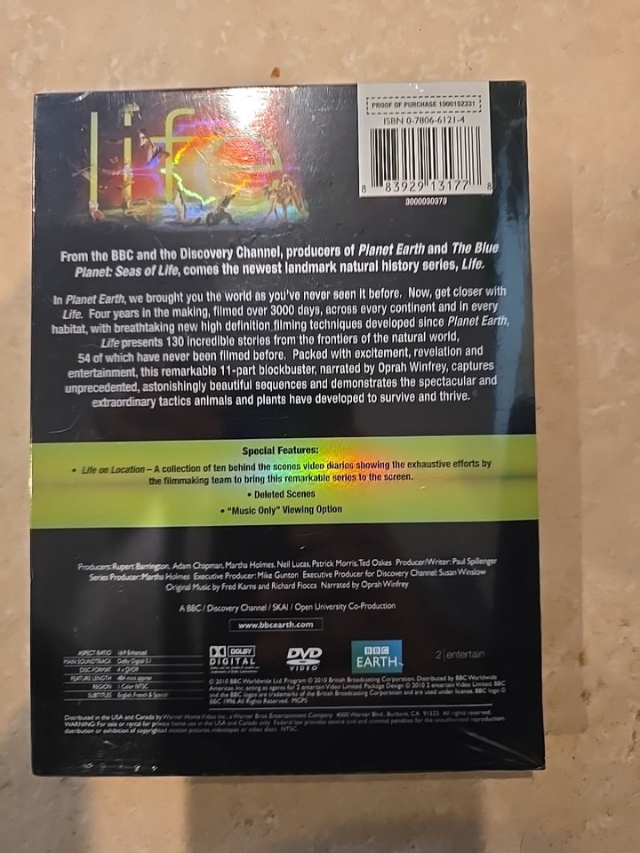 NEW Life (Narrated by Oprah Winfrey) (DVD, 2009) Nature 883929131778| eBay