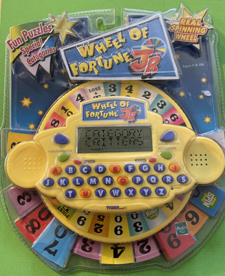 Wheel Of Fortune Jr Handheld Game Vintage 2000 BRAND NEW Tiger ...