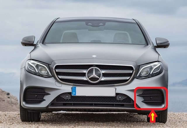 Genuine MERCEDES BENZ E W213 Lower Front Left Bumper Grill A2138856700 ...