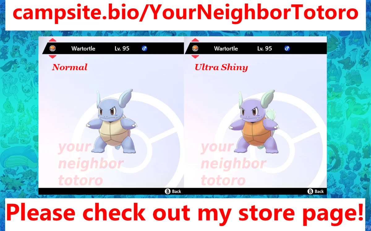 Shiny Wartortle Fire Red