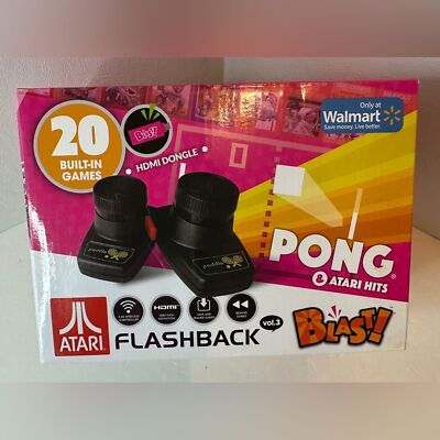 Atari Flashback Blast Vol.3 - Pong & Atari Hits Plug & Play Video Game 2 Player | eBay