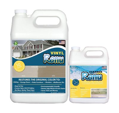 Vinyl Renu Premium Siding Restorer | Lasts 10+ Yrs | Restores Original ...