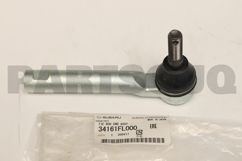 Genuine Subaru 34161FL000 34161-FL000 Tie Rod End Assy | OE