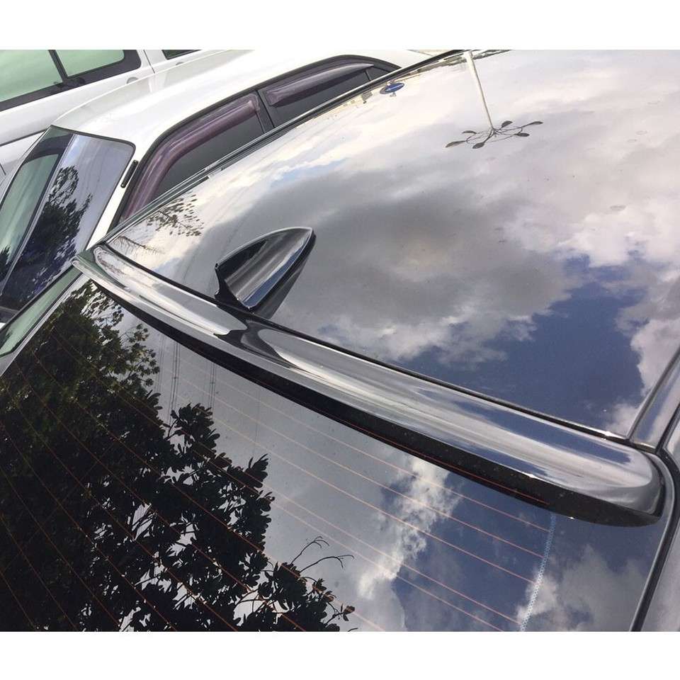 Glossy Black Fit For Cadillac STS-V Sedan B Rear Roof Lip Spoiler wing ...