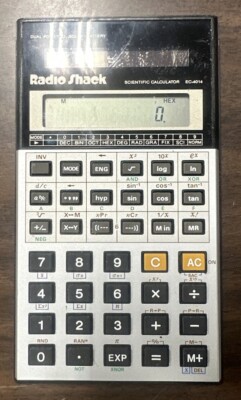RADIO SHACK EC-4014 Scientific Calculator Solar Powered 67 Function ...