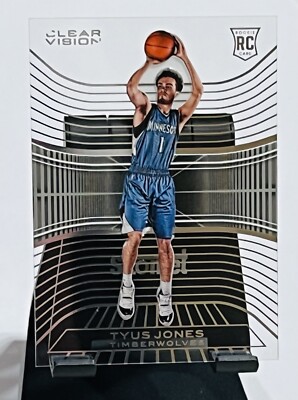 2015-16 Panini Clear Vision Tyus Jones RC #87 Acetate Rookie Card ...