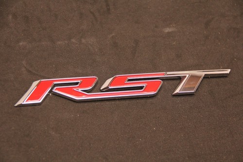 19-22 Chevy Silverado Chrome Tailgate RST Letter Logo Emblem Badge 4x4 ...