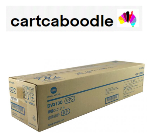 Genuine Konica DV313 DV313C CYAN Developing Unit for bizhub C258 C308 ...