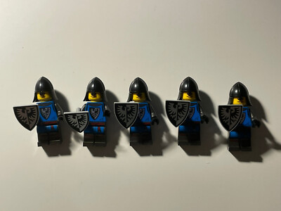 LEGO Black Falcon Minifigure Black Helmet with Shield x5 Brand New ...