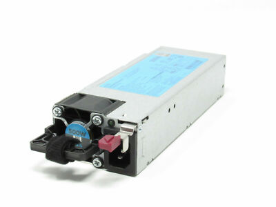 720478-B21 723594-001 HPE 500W Flex Slot Platinum Hot Plug Power Supply ...