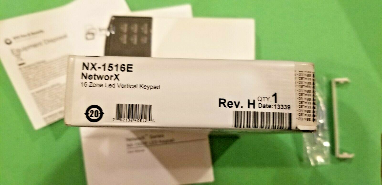 Interlogix Caddx Ge Security Networx Nx-1516e 16 Zone Keypad UTC Nx1516 ...