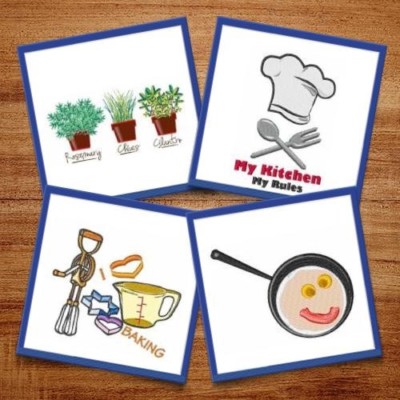 Cooking Supplies - 20 Machine Embroidery Designs | eBay