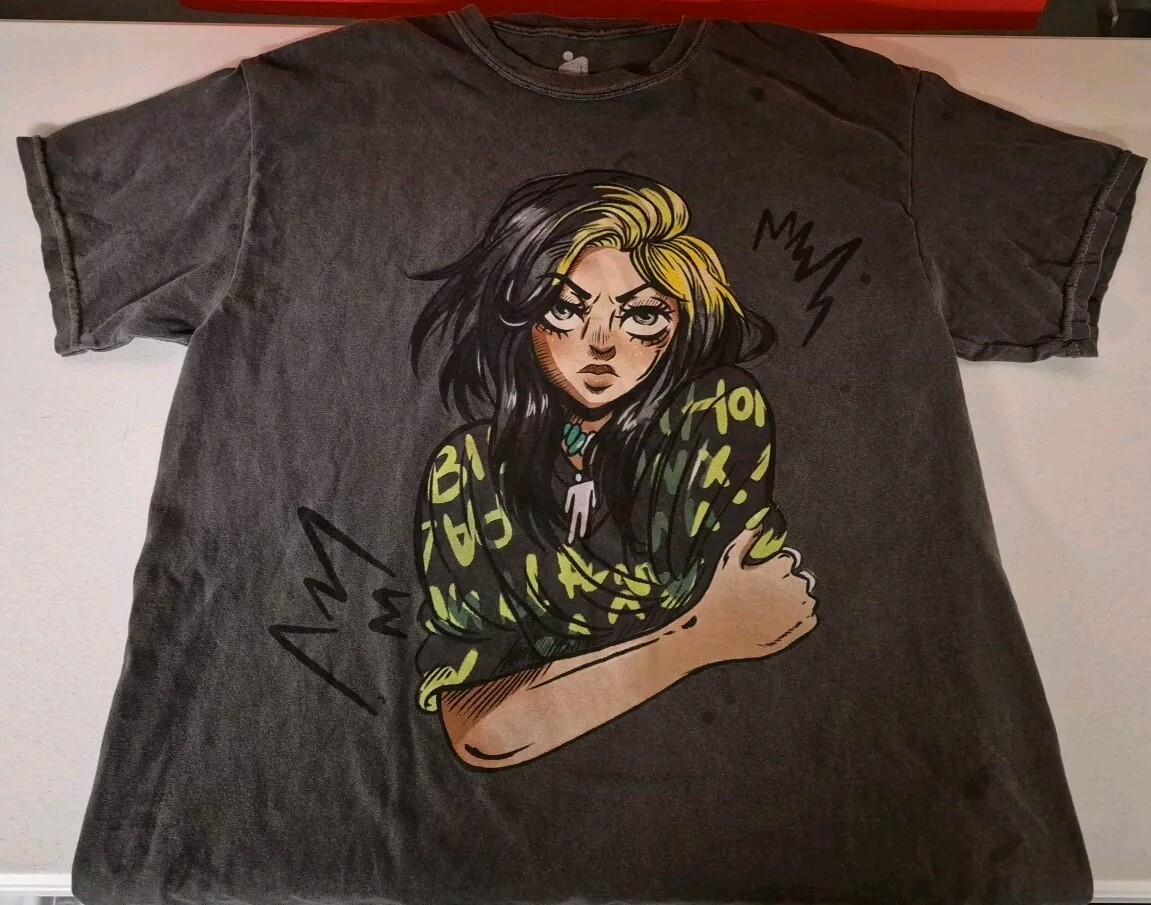 Billie Eilish - Anime Billie - T Shirt - Gem