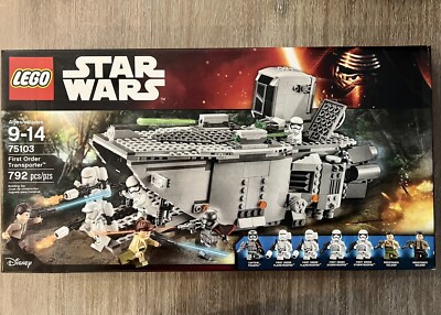 LEGO® Star Wars First Order Transporter 75103 New in Sealed Box | eBay
