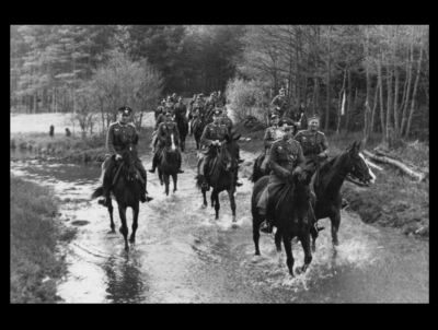 WW2 German Officers Cavalry PHOTO Soldiers Horses Cavalry Brigade WWII ...