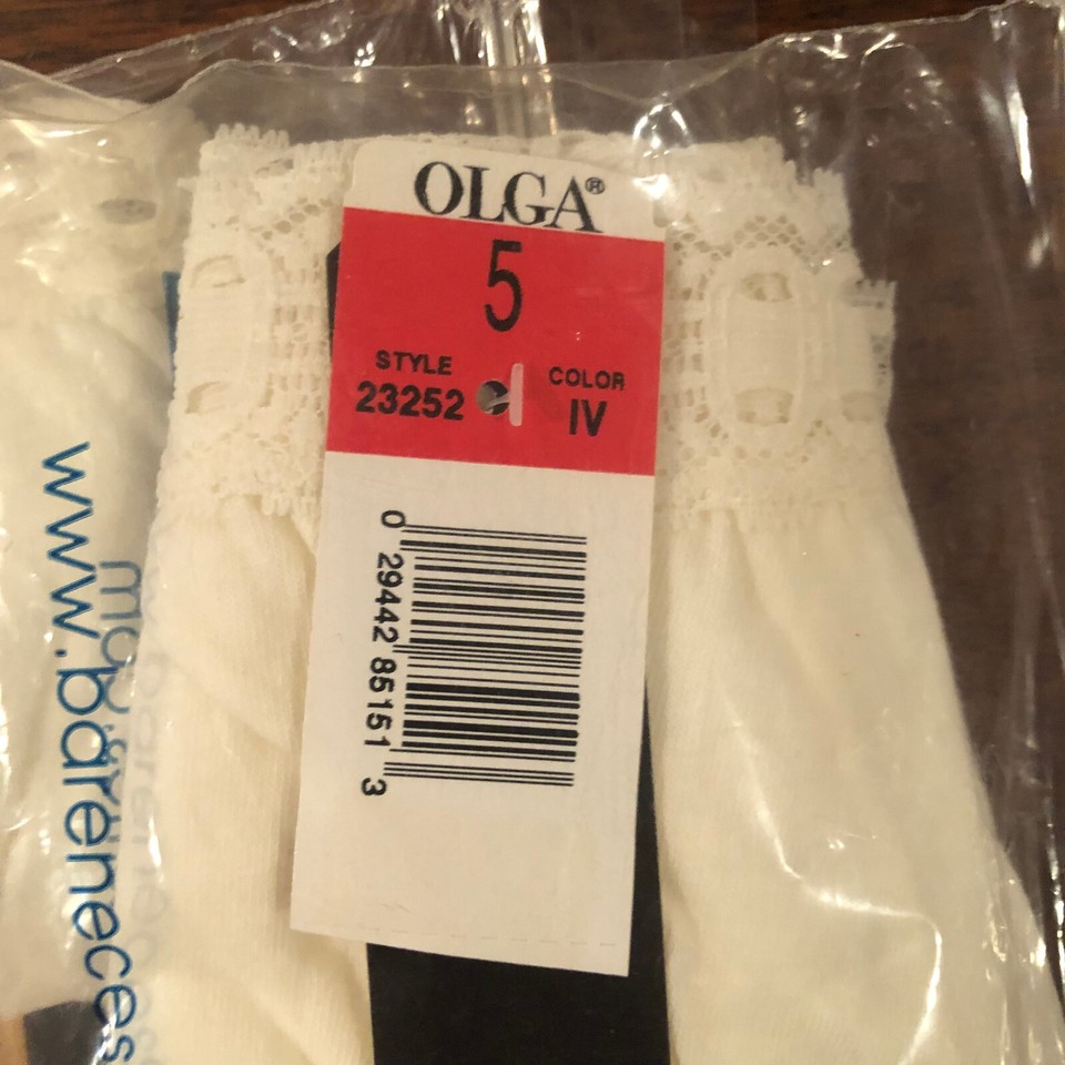 NWT Vintage Olga Secret Hug Cotton Brief #23252 Size 5 - Lot of 2 | eBay