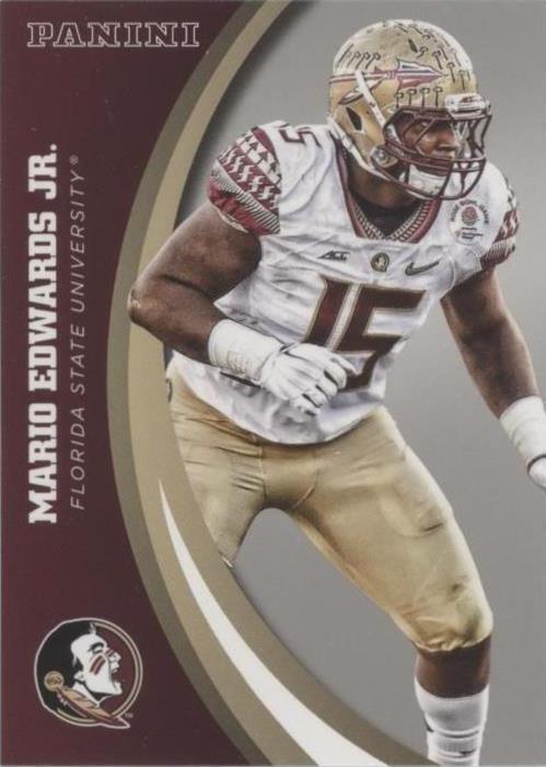 2015 Panini Florida State Seminoles - Mario Edwards Jr. #39 Silver (RC ...