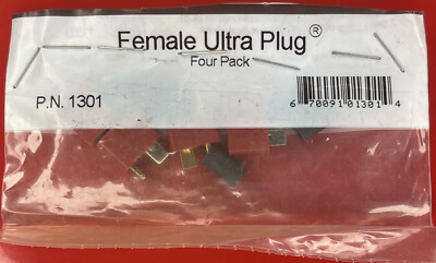 Vintage Deans Ultra Plug - Female Four Pack (4) #1301 Unused Red | eBay