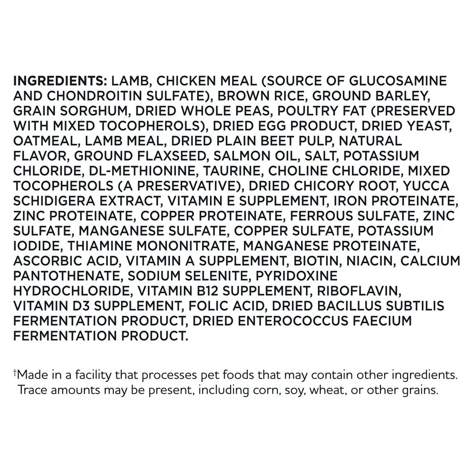 Member's Mark Pasture Raised Lamb and Brown Rice Recipe, Dry Dog Food ...