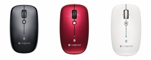 Logitech Japan Wireless Bluetooth Mouse LOGICOOL M557 gray red white ...