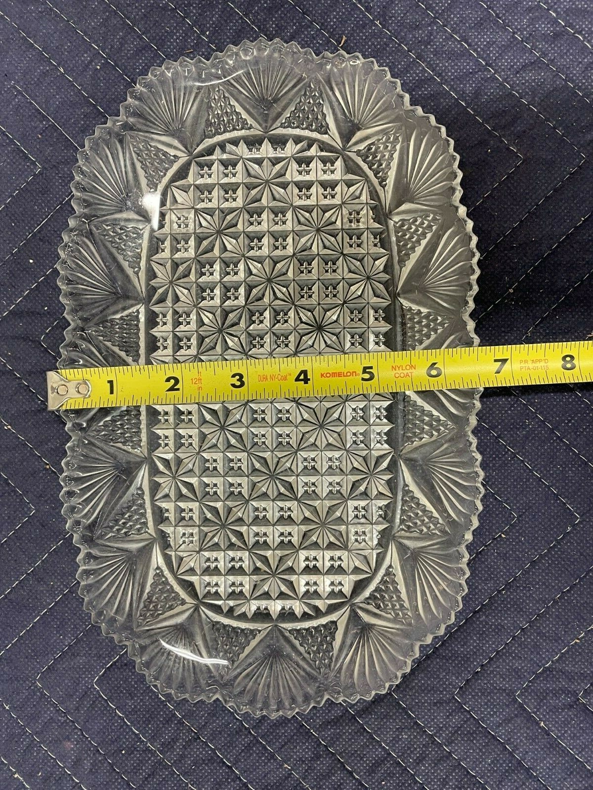 Soga Japan Glass Crystal Platter Cut Glass | eBay