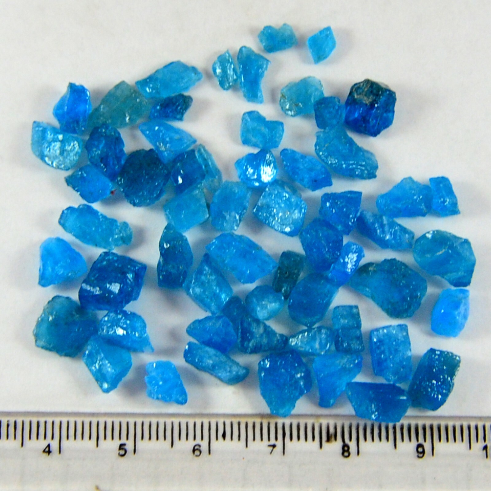 90.30Carat Natural Brazilian Blue Apatite Specimen Facet Rough Mineral ...