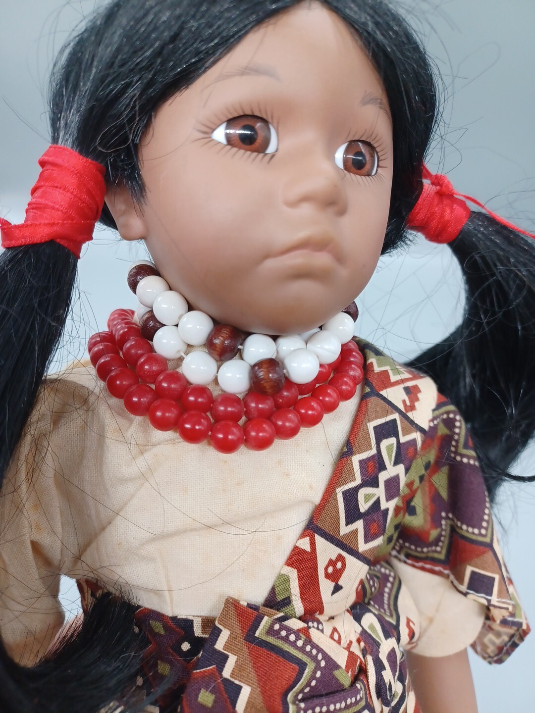 Hello Dolly Signature Series Keisha Native American Porcelain Doll 16 ...