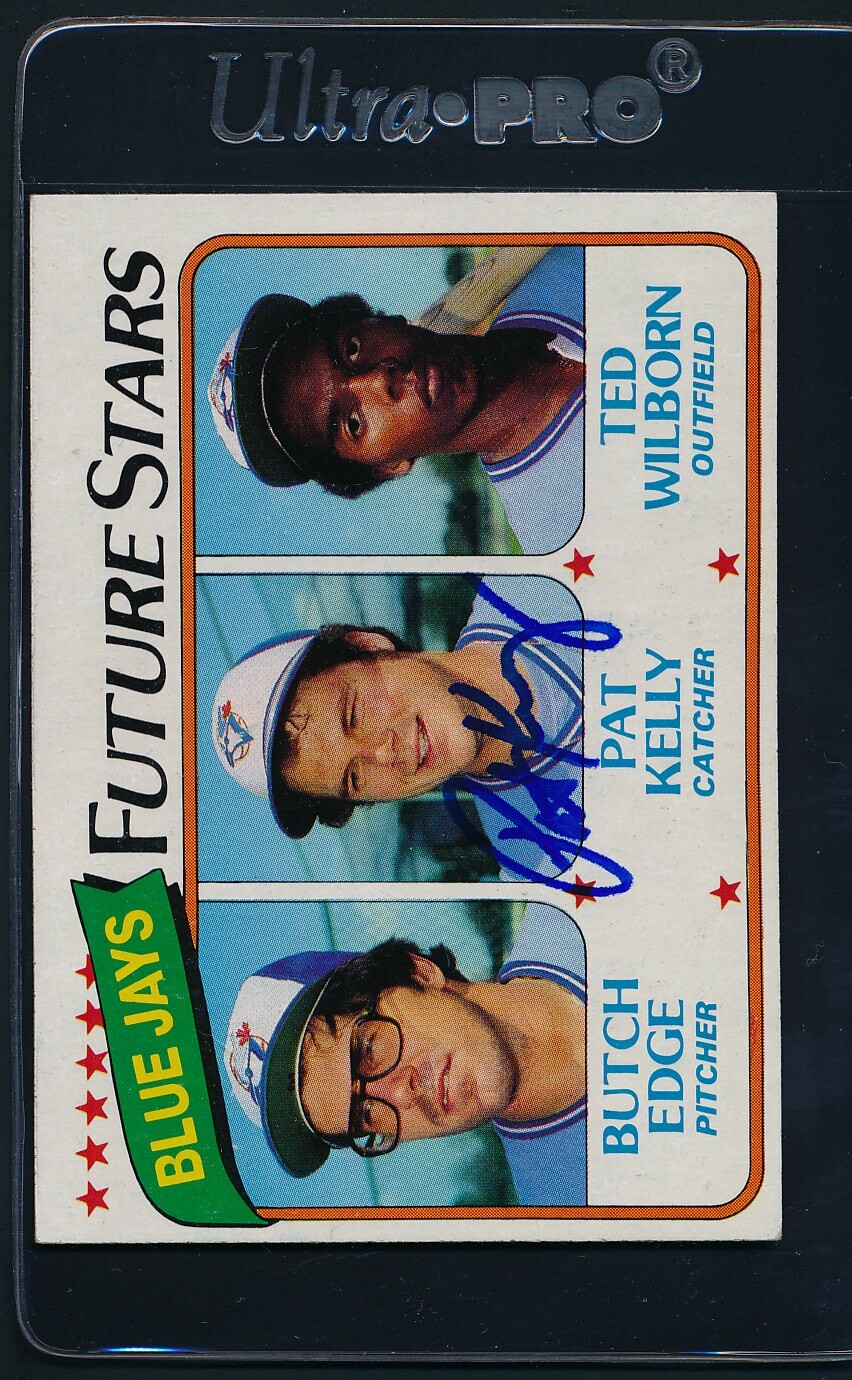 1980 Topps #674 Pat Kelly Blue Jays Signed Auto *10683 | eBay