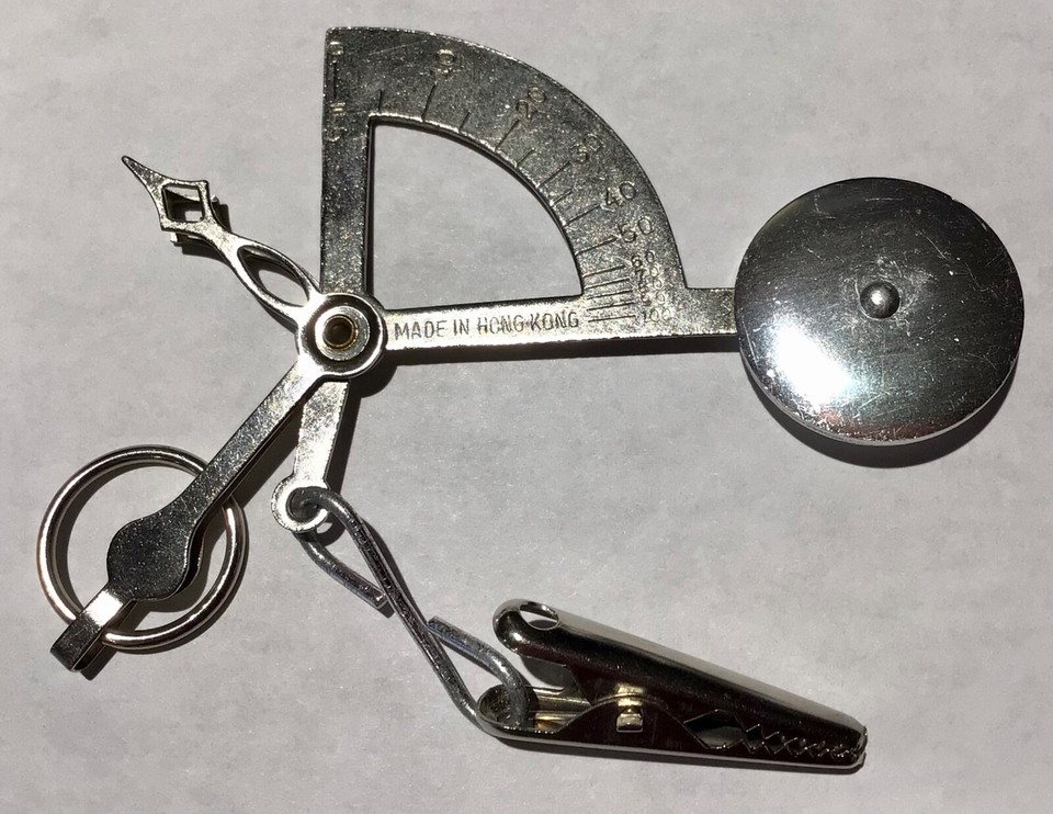 VTG Pocket Postal Letter Scale w/pouch, Hand Held, 4 oz/100g, Made in ...