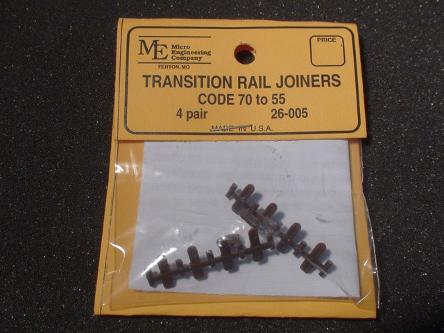 Hon3 HO Micro Engineering Code 70 to 55 Transition Rail Joiners for sale online | eBay