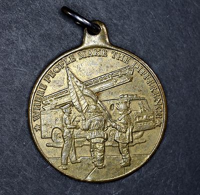 A Great Nation Stands United/Where People Make The Difference Medallion ...