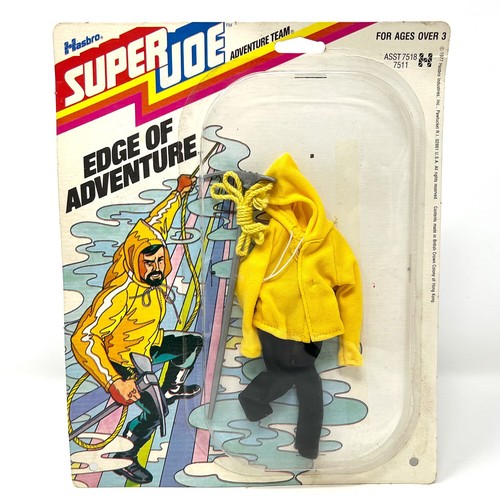 Vintage Hasbro GI SUPER Joe Edge of Adventure Team Carded for Figure ...