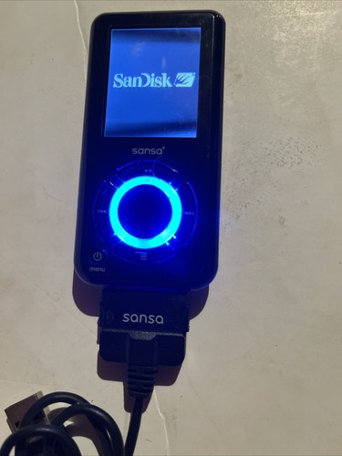 SanDisk Sansa Digital MP3 Media Player Black 2.0 GB w/ Radio - Tested ...