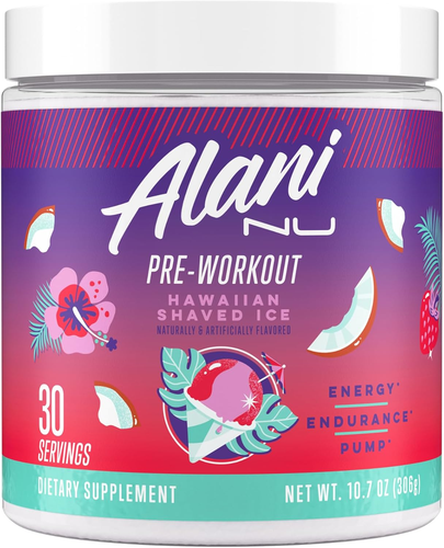 Pre Workout Powder Hawaiian Shaved ICE, Amino Energy Boost, Endurance ...
