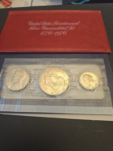 1776-1976 US Mint Bicentennial Silver Proof Set 1776 - 1976 (3 coins ...