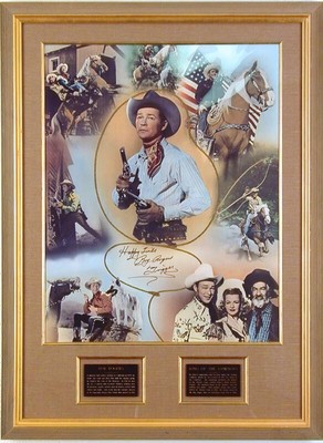 ROY ROGERS - AUTOGRAPHED SIGNED POSTER | eBay